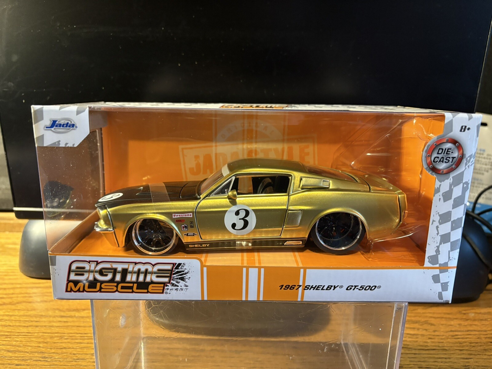 1/24 JADA BIGTIME MUSCLE 1967 SHELBY GT-500 NIB WITH BEAUTIFUL PAINT ...