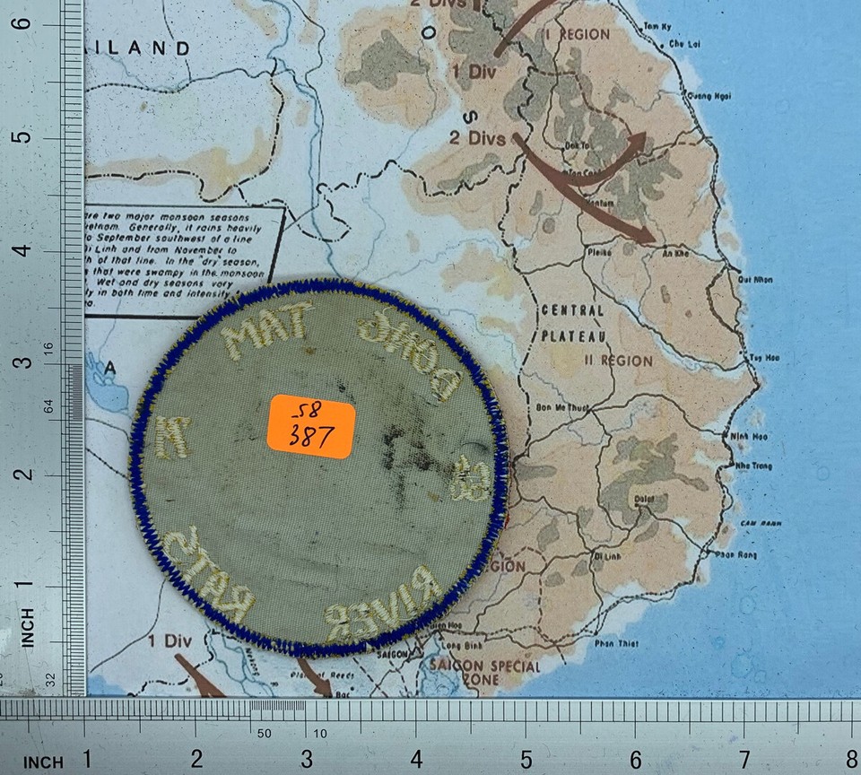 Patch , US Army Vietnam 9th Infantry Division River Rats Dong Tam 68-71 ...