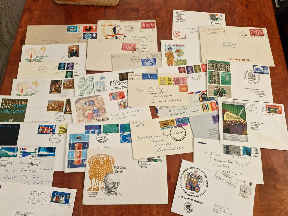 British First Day Cover Collection 1950's - 1960's . 57 Covers | eBay