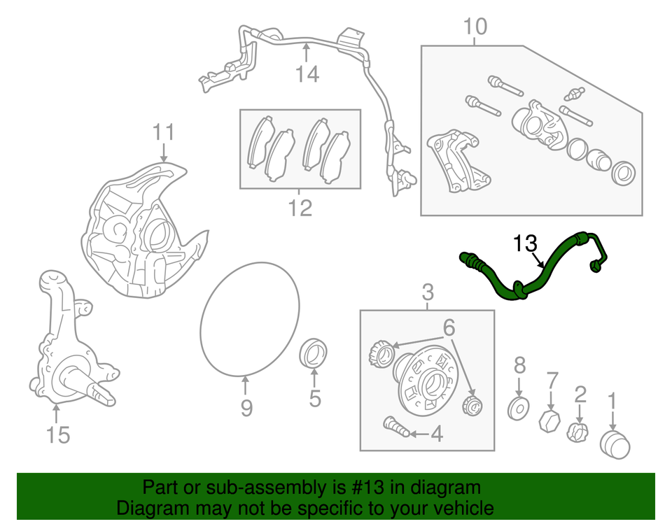 Genuine Toyota Flex Hose 90947-02B39 | eBay