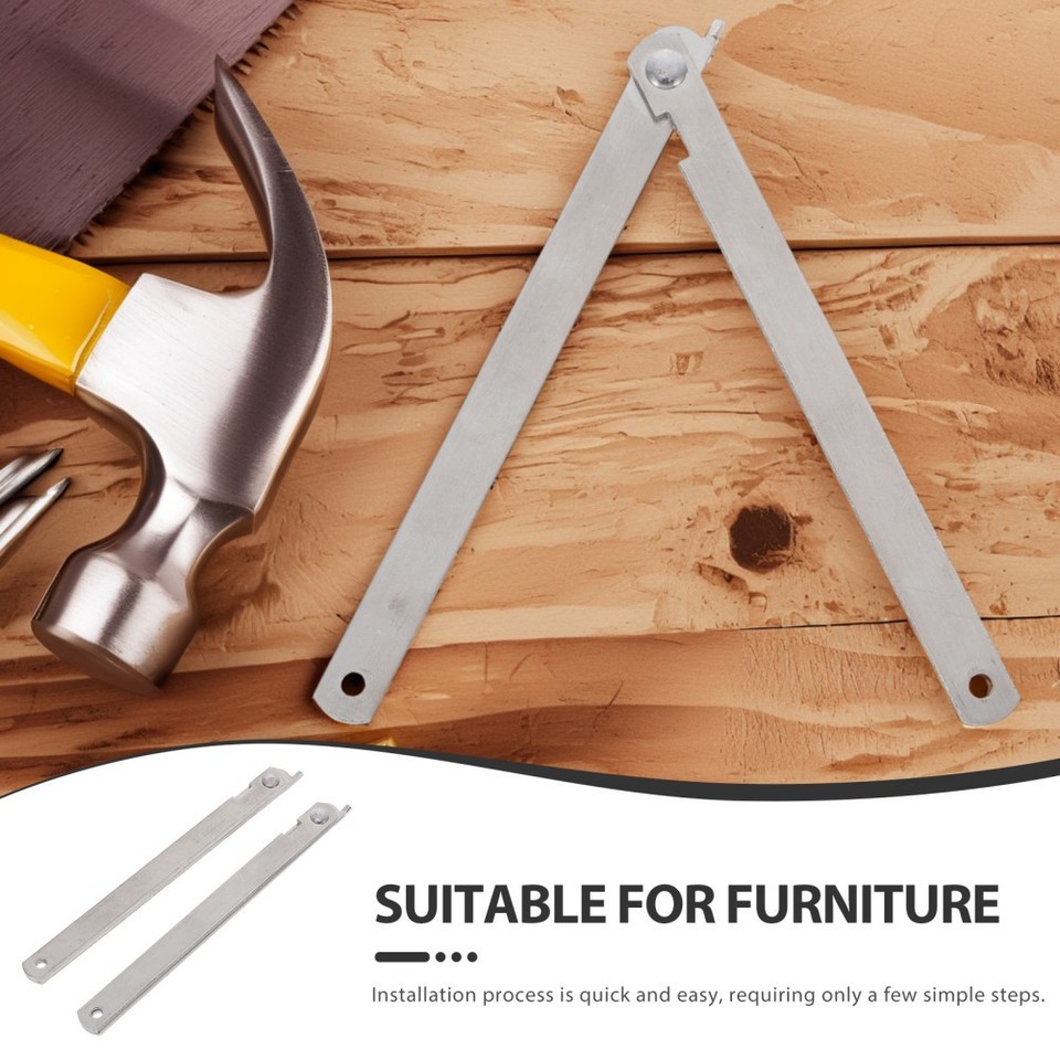 2 Pcs Lid Support Strut Box Folding Hinges Drop down Cabinet Door ...