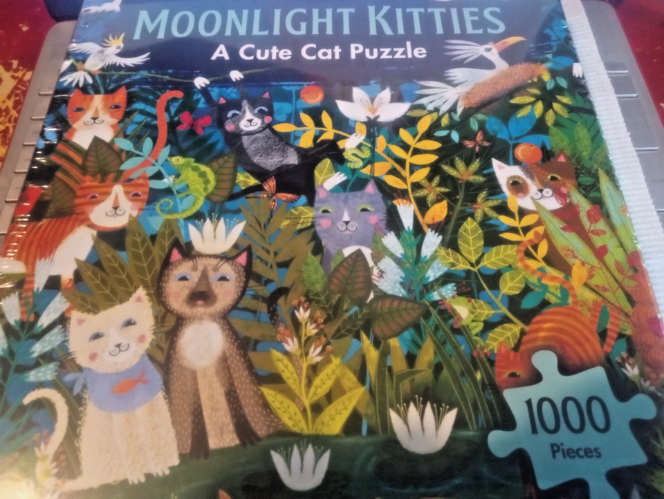 Moonlight Kitties Jigsaw Puzzle 1000 Pieces New Factory Sealed Babalu ...