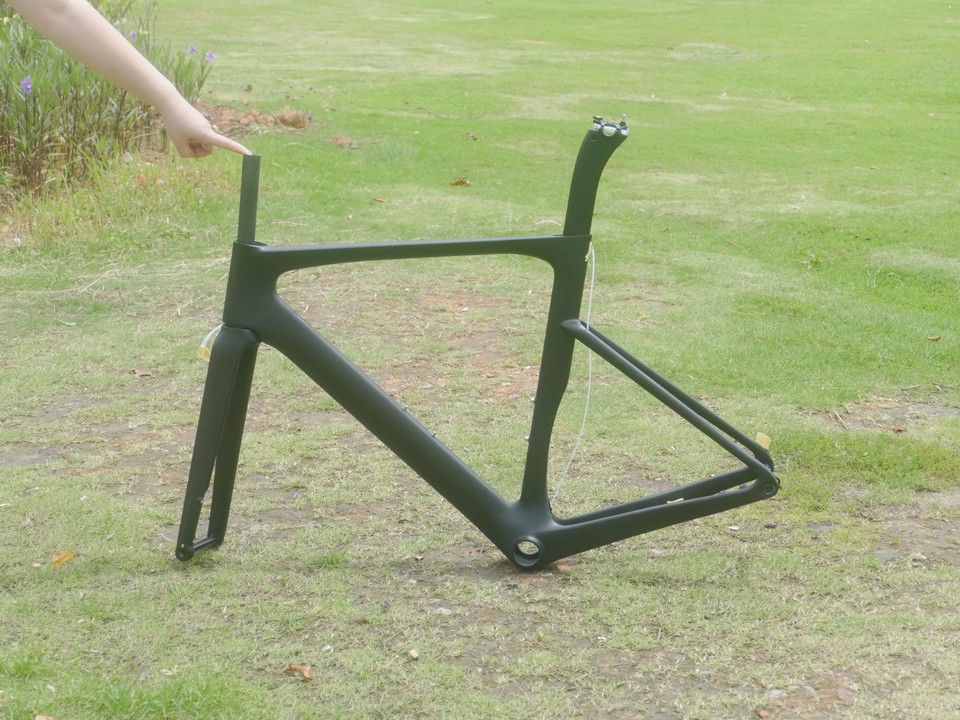 2026 Carbon Matt Road Bicycle Bike Frame 49cm 52cm 54cm 56cm 58cm fork ...