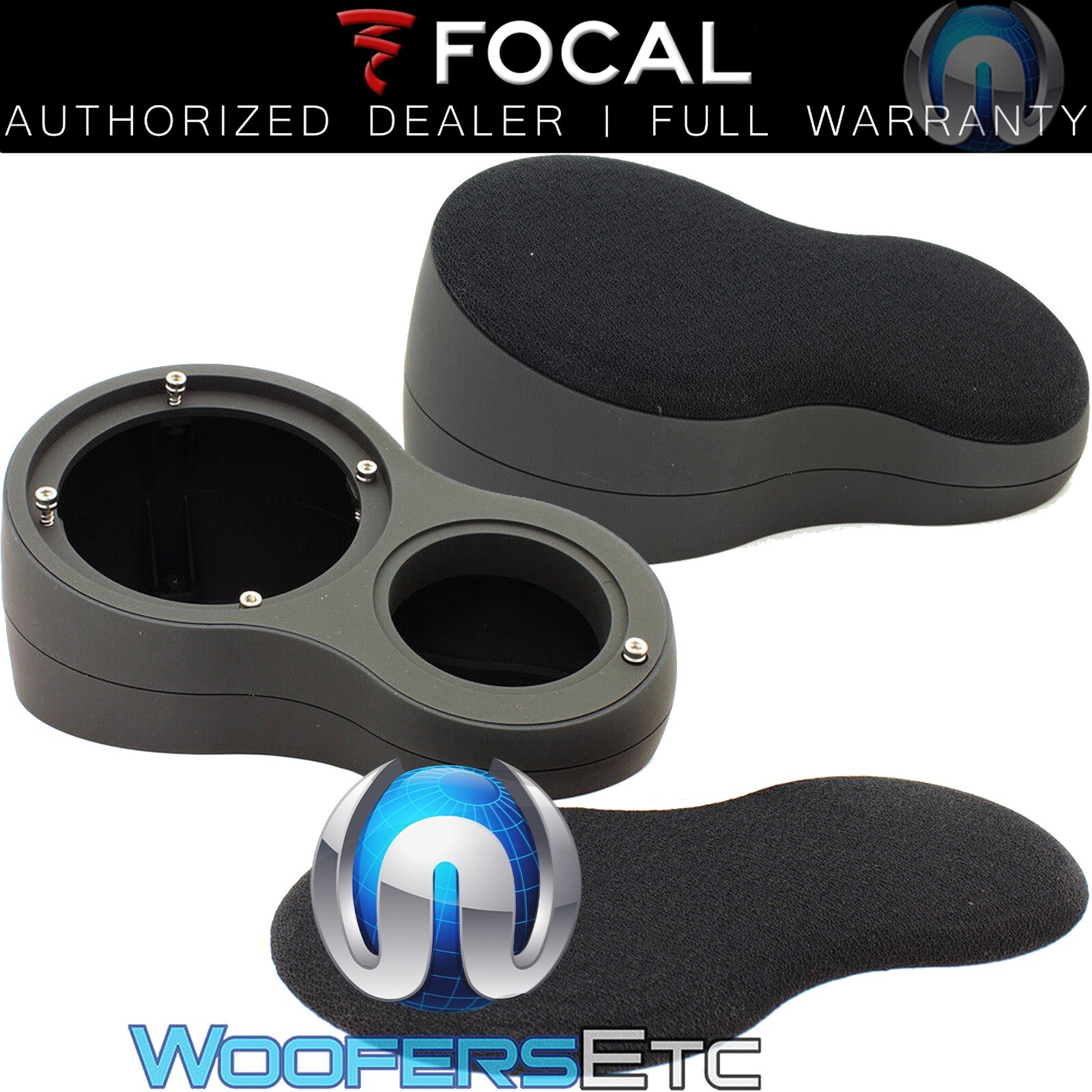 FOCAL BE-3 PODS FOR 3" UTOPIA BE MIDS SPEAKERS & TBM TWEETERS CAR AUDIO ...