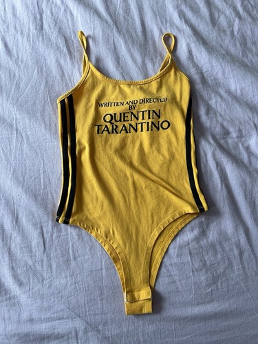 Kill Bill Quentin Tarantino Yellow Bodysuit Leotard Small | eBay
