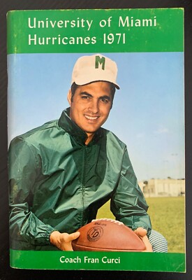 Miami Hurricanes 1971 NCAA football Media Guide | eBay