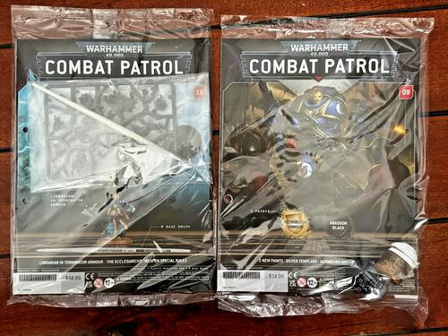 Warhammer 40K Combat Patrol Lot – Hachette Issues 09 & 10 – Librarian ...