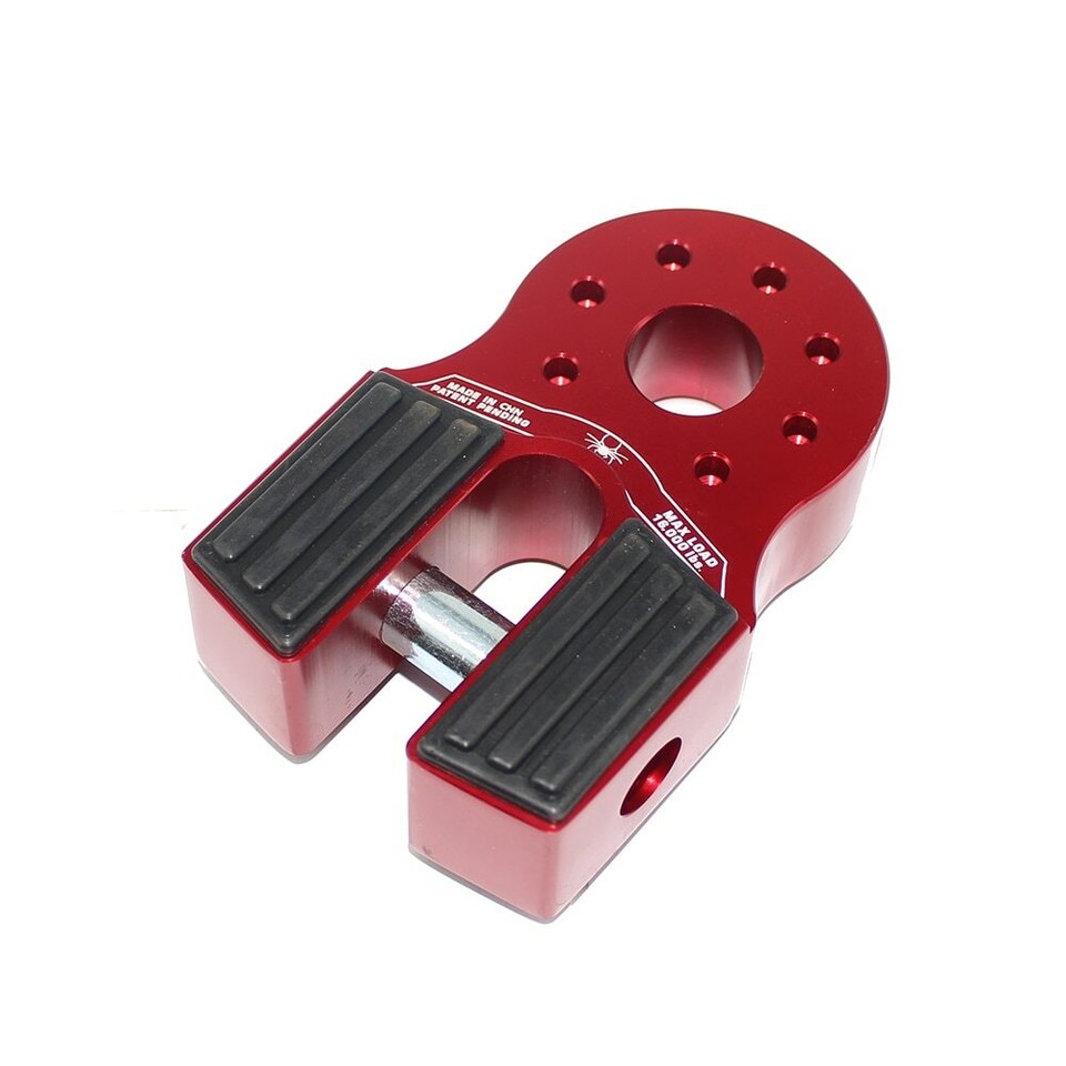 Winch Hook Rope Trailer Hook Connector Flat Shackle Mount Aluminum ...