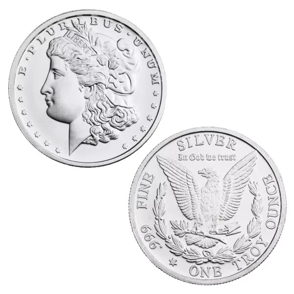 1 Oz .999 Fine Silver Private Mint Morgan Dollar Tribute Round | eBay
