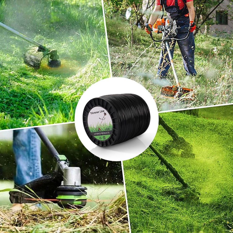 .095"x1500FT Star String Trimmer Line in Spool 5LB Nylon Weed Eater ...