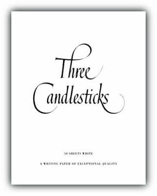 Three Candlesticks P4TO Writing Paper, White, 50 Sheets | eBay UK