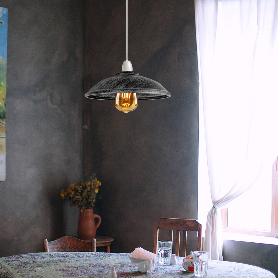 Lamp Shade For Ceiling Easy Fit Pendant Lightshade Lampshades Living ...