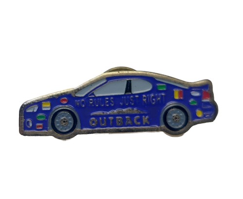 Outback Steakhouse Pin No Rules Just Right Race Car Employee Server ...