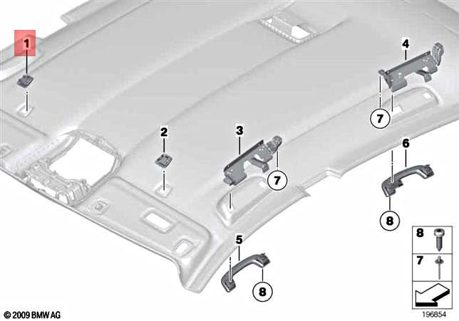 OEM BMW 1 F20 Interior Microphone Cover 51447230894 Genuine for sale ...