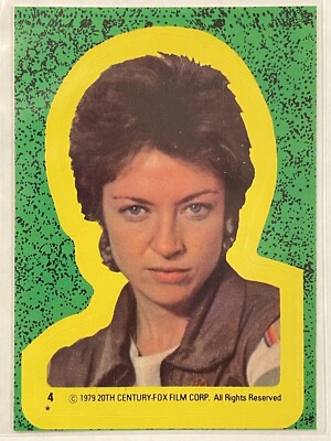 1979 Topps Alien Sticker Navigator Lambert #4 Vintage Non Sport Sharp ...