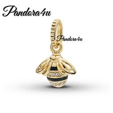 Authentic+PANDORA+Shine+8k+Gold+Queen+Bee+Pendant+Charm+367075EN16 for ...