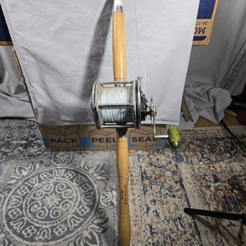 Penn Senator 114-H 6/0 Montague 7777 6ft Rod Reel Combo Vintage True ...