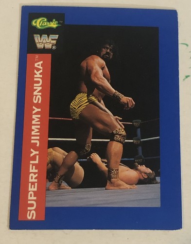 Superfly Jimmy Snuka WWF Trading Card World Wrestling Federation 1991 ...