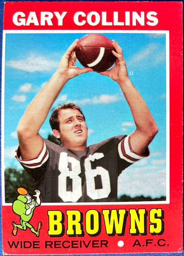 1971 Topps GARY COLLINS #75 Cleveland Browns EX-NM | eBay