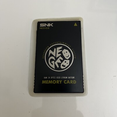 Official SNK Neo Geo Memory Card NEO-IC8 for NEO GEO AES | eBay