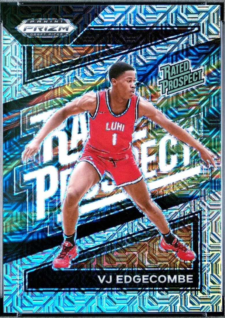 2024-25 Panini Prizm Draft Picks - Rated Prospect VJ Edgecombe #17 Mojo ...