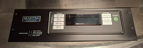 WASHER PANEL OVERLAY DISPLAY FOR MAYTAG. P/N: W11089533 , W10821626 ...