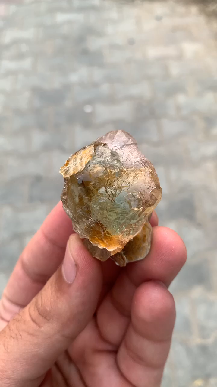 214 CT Bi Color FLUORITE Crystal with Muscovite From Chumar Bakhoor | eBay