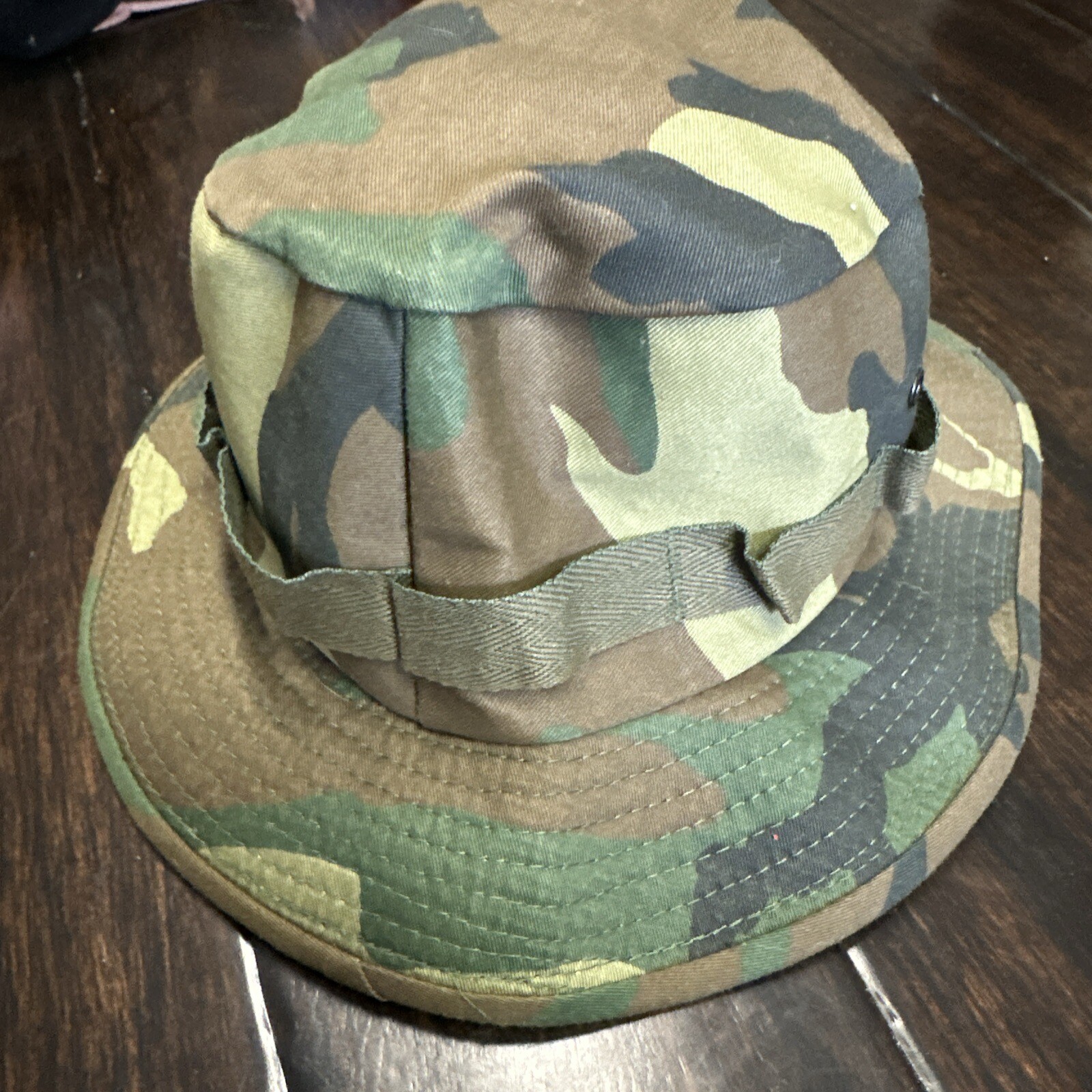 Military Bucket Hat Cap Camo Jungle Type 2 Men's Size… - Gem
