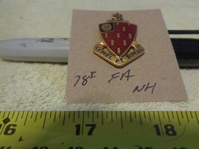 78th Field Artillery NH Unit Crest, DI, DUI (DRAW#216) | eBay