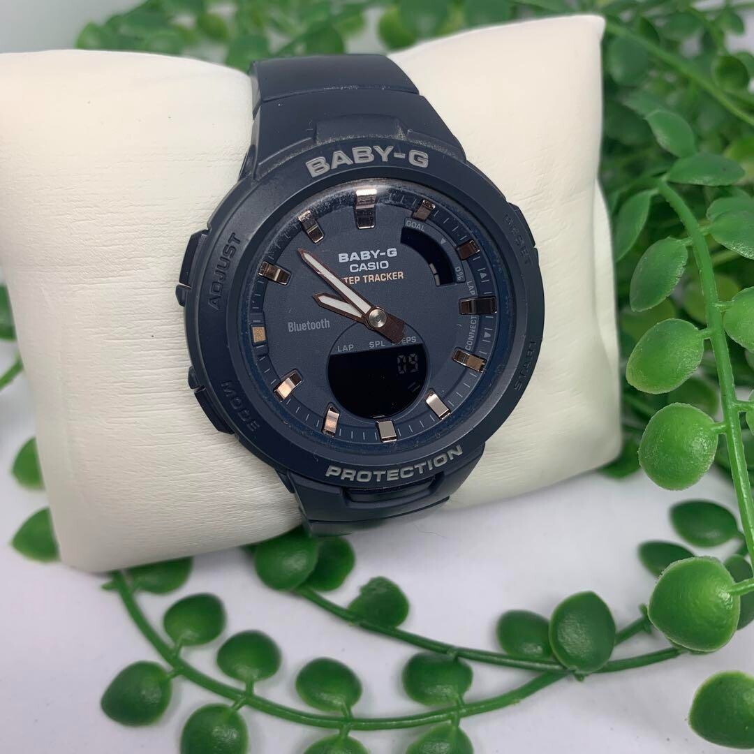 CASIO Baby-G BSA-B100 Navy Analog Digital Bluetooth Watch for Women for ...
