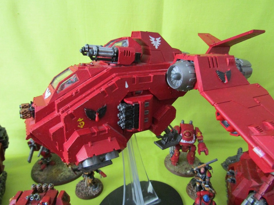 WARHAMMER 40K SPACE MARINES BLOOD ANGELS ARMY - MANY UNITS TO CHOOSE ...