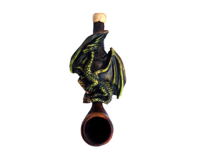 Winged Dragon Handmade Tobacco Smoking Mini Hand Pipe Medieval Fantasy ...