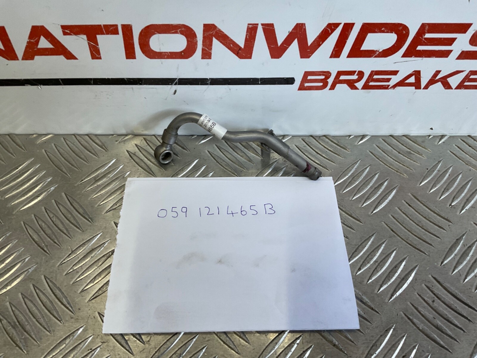 2017 VW Touareg 3.0 V6 TDI Engine Water Coolant Pipe Hose 059121465B ...