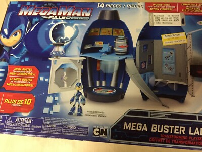 Mega Man Fully Charged – The Mega Buster Transforming Lab Playset with ...