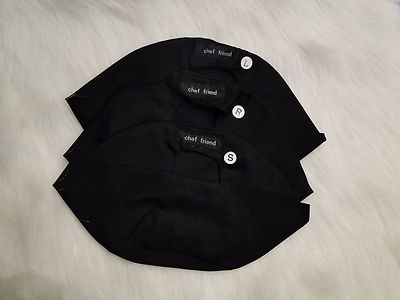 Classic Chef Box Hat Black in 4 sizes | eBay