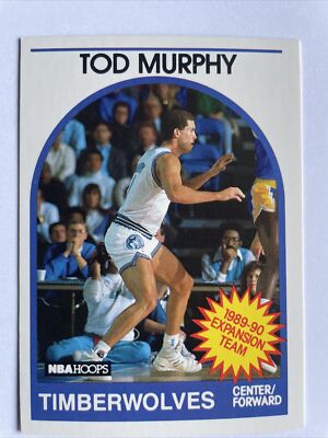 1989-90 NBA Hoops Tod Murphy1025 Rookie Minnesota Timberwolves #304 | eBay