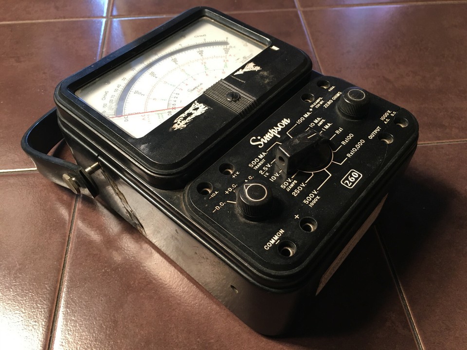 Simpson 260 Analog Meter, Series 6M | eBay