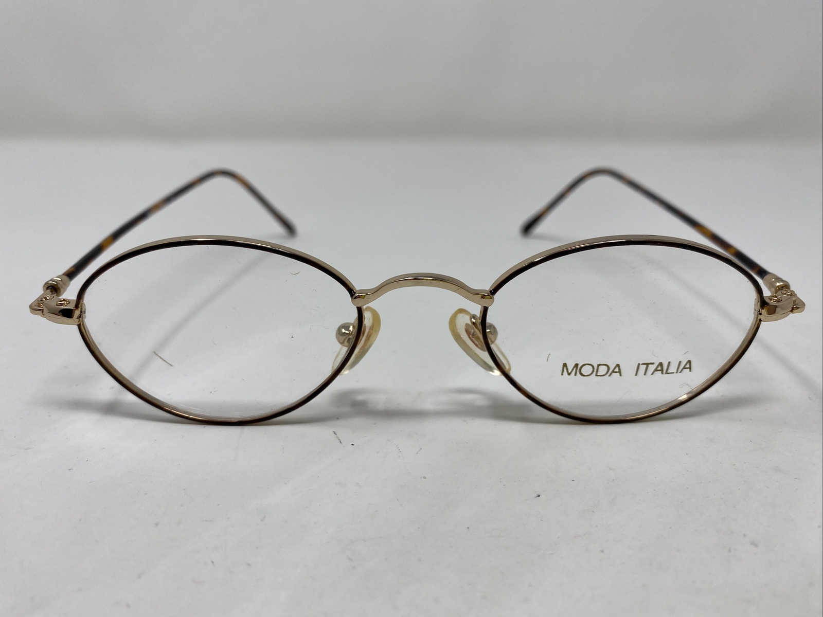 Moda Italia 111 COL.96 45-18-140 Demi Amber/Gold Full Rim Eyeglasses ...