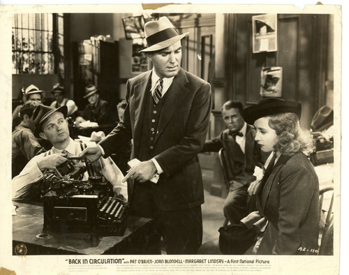 Vintage 8x10 Photo Back in Circulation 1937 Pat O'Brien Joan Blondell | eBay