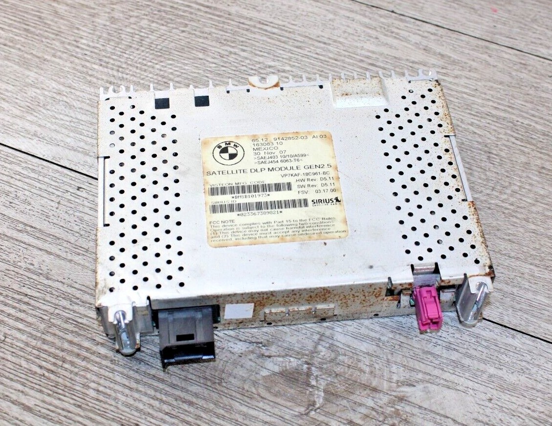 BMW 1 3 5 6 7 X5 X6 Z4 SERIES SATELLITE RADIO MODULE SIRIUS GEN2.5 DLP ...