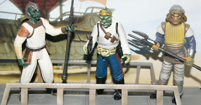 STAR WARS POTF-2 JABBA'S SKIFF GUARDS 3 PACK LOOSE COMPLETE | eBay