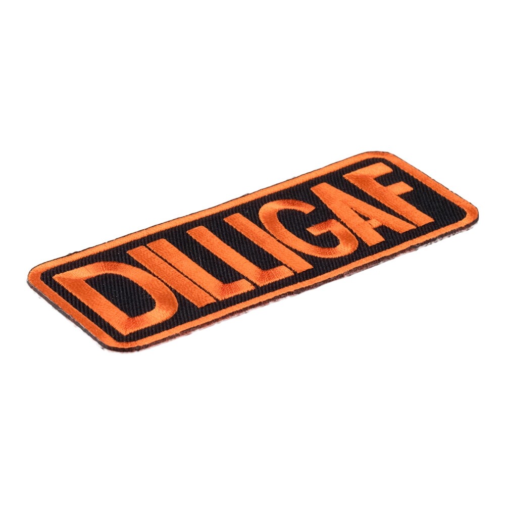 DILLIGAF Patch, Funny Biker Sayings Patches | eBay