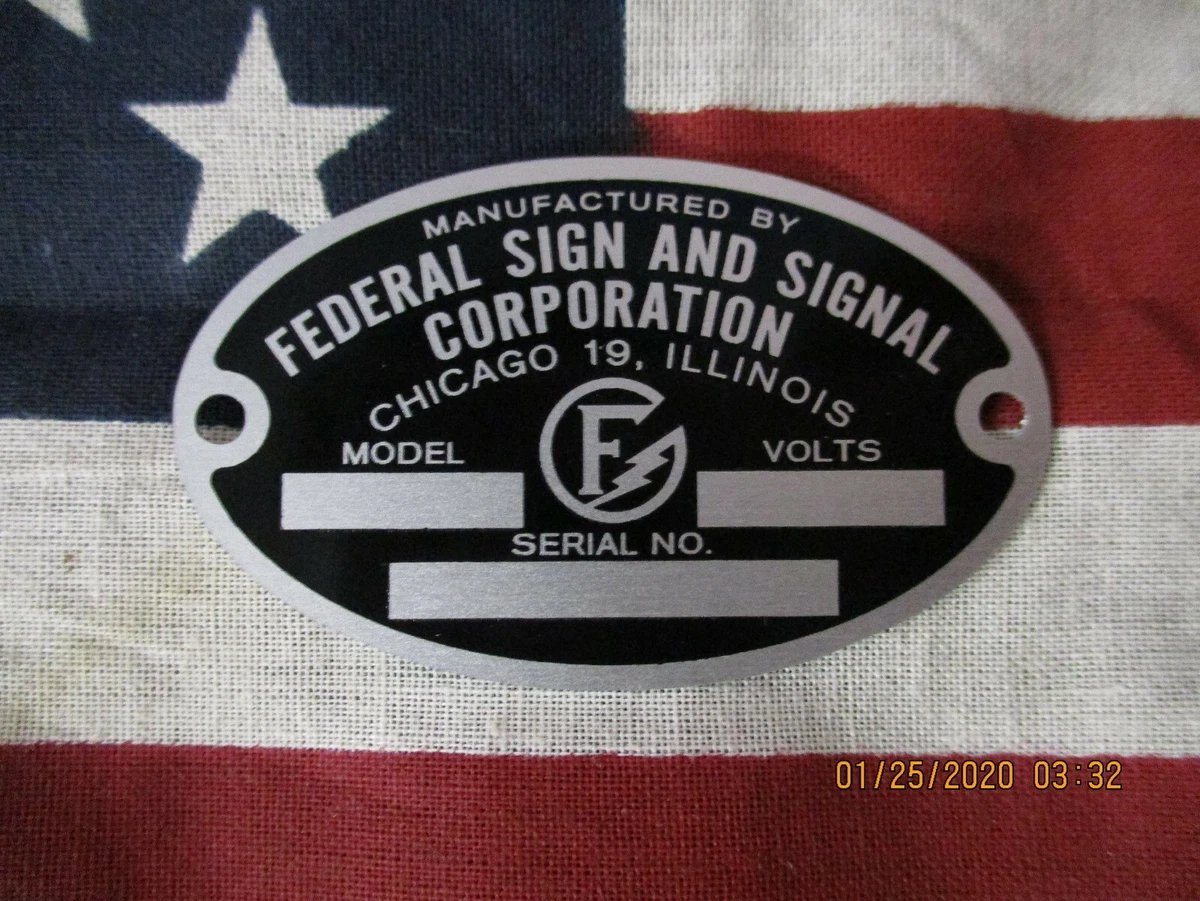 Federal Signal And Sign