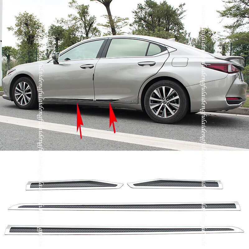 For Lexus ES350/300h/250 2019-23 Carbon Side Door Body Guard Molding ...