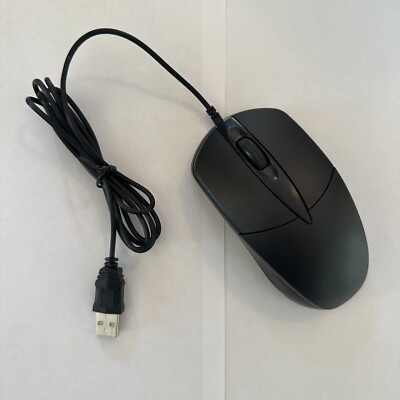 3D Optical Mouse Black USB - RTM 019 Rating- 5V-100mA for Home or ...