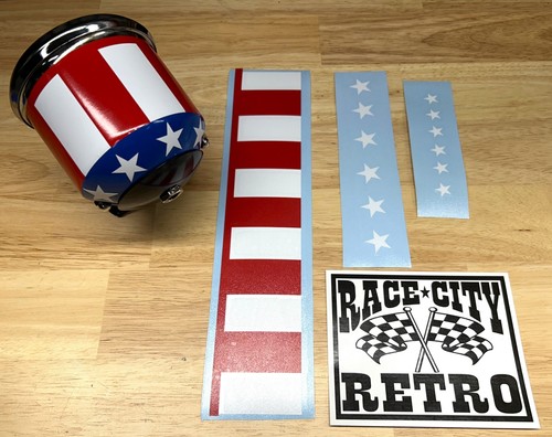 STARS & STRIPES TACH TACHOMETER DECAL KIT FITS GTO 442 CHEVELLE NOVA ...