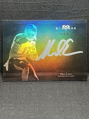 Mike Evans Auto 2015 Topps Diamond Refractor /10 Tampa Bay SSP On Card ...