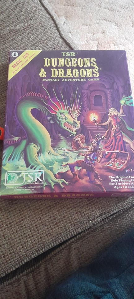 TSR Dungeons and Dragons 1981 Fantasy Game 1011 Basic Set 1. See ...