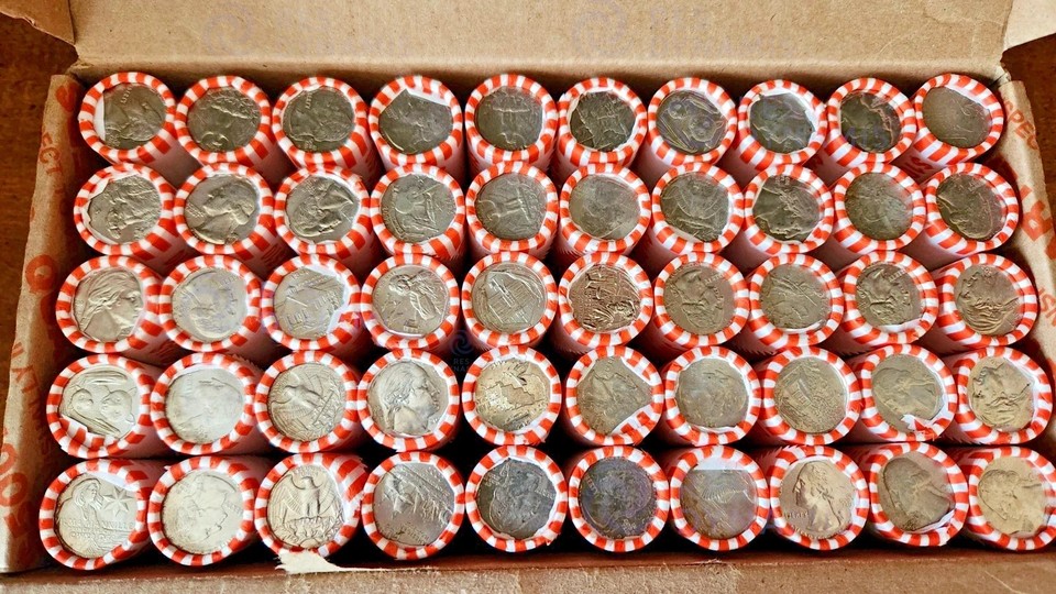 🔥 BANK SEALED Washington Quarter Rolls - 3 Rolls - 120 coins UNSEARCHED ...