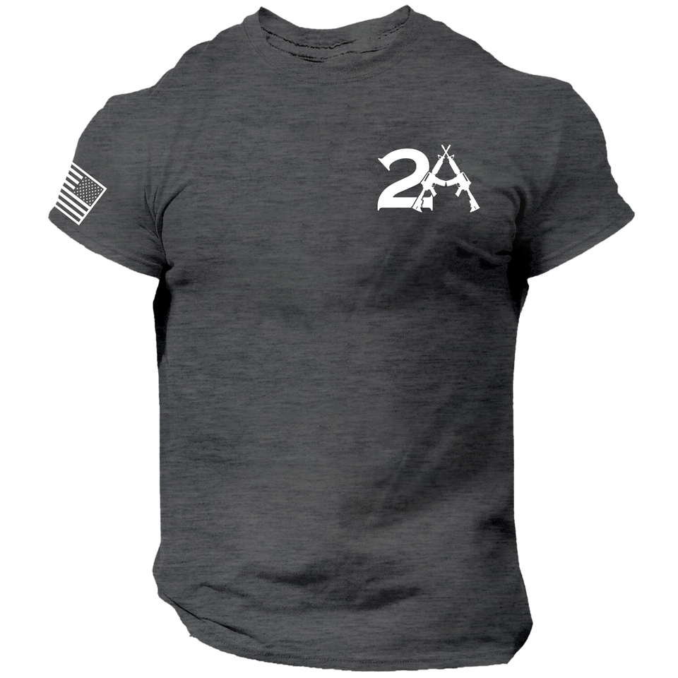 Second Amendment Shirt, 2A Left Chest Design, American Shirt, Patriotic ...